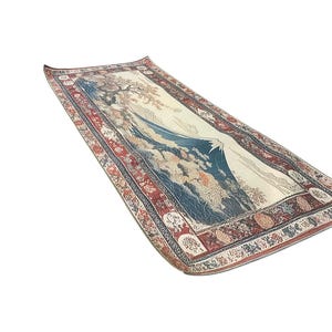 Japanese Rug,japanese Anime Ukiyo-e,mountain Rug,japanese Decor ...