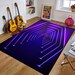 3D Led Lights Illusion Rug3d Rugfor Living Room Rugfan - Etsy