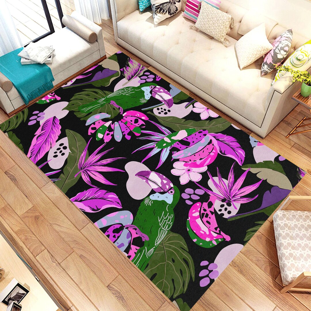 Floral Rug, Indian Rug, Pile Rug, Aracelli Rug,flower Area Rug ...