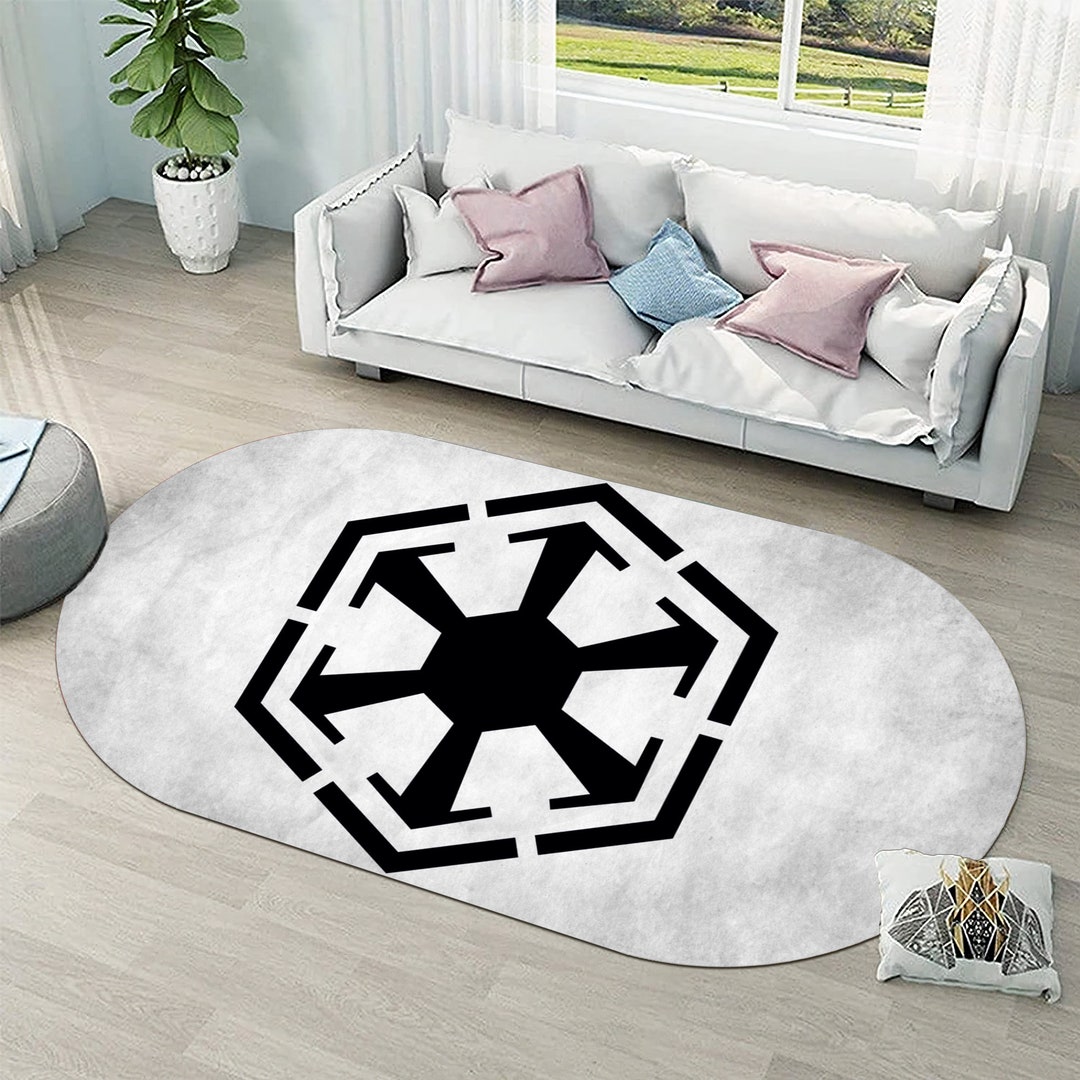 Oval Rug,the Star Wars Rug,sith Emblem Rug,for Living Room Rug,fan ...