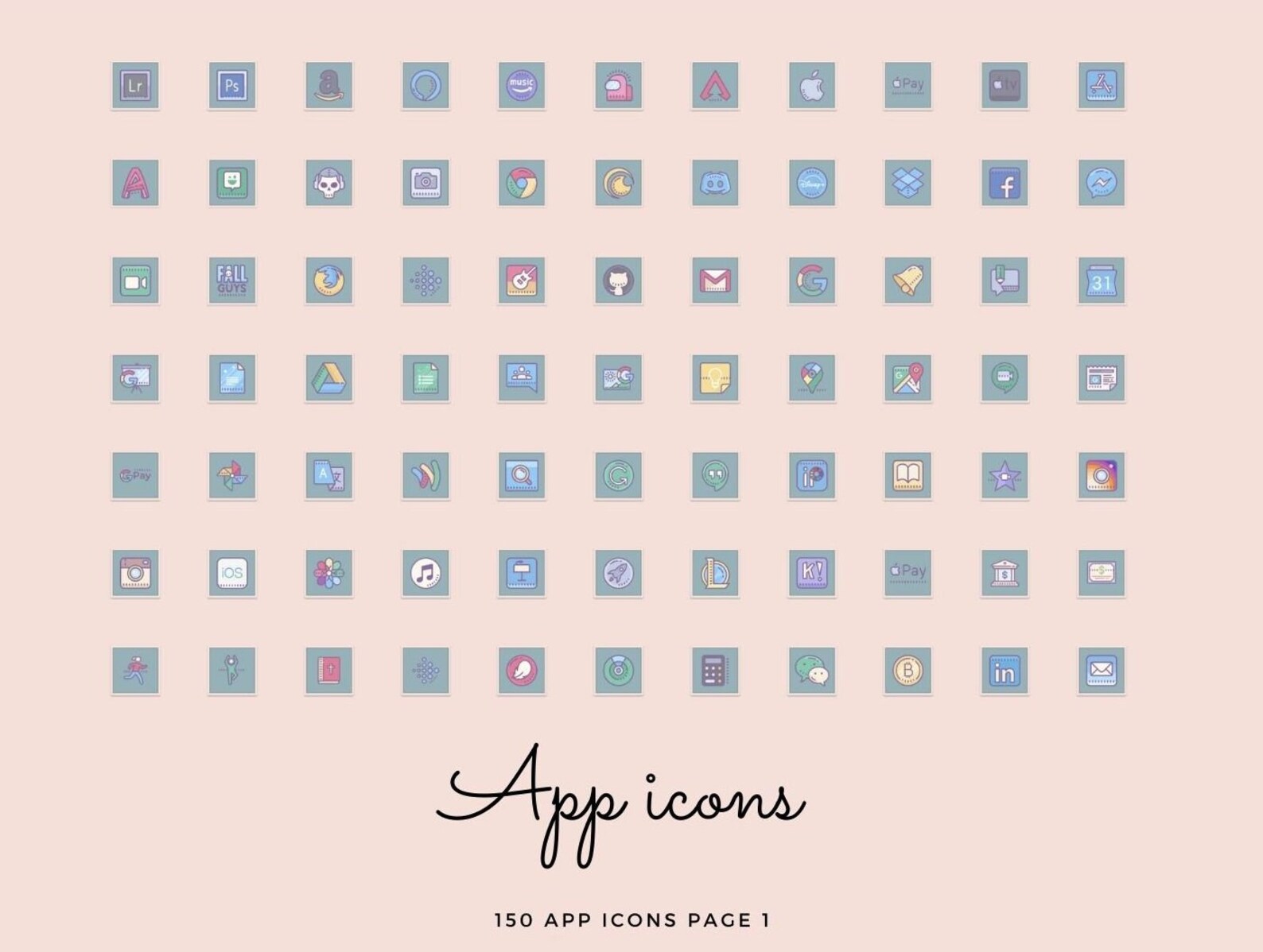 Vintage App Icons iOS Icons iPhone Icons Retro iOS 14 | Etsy