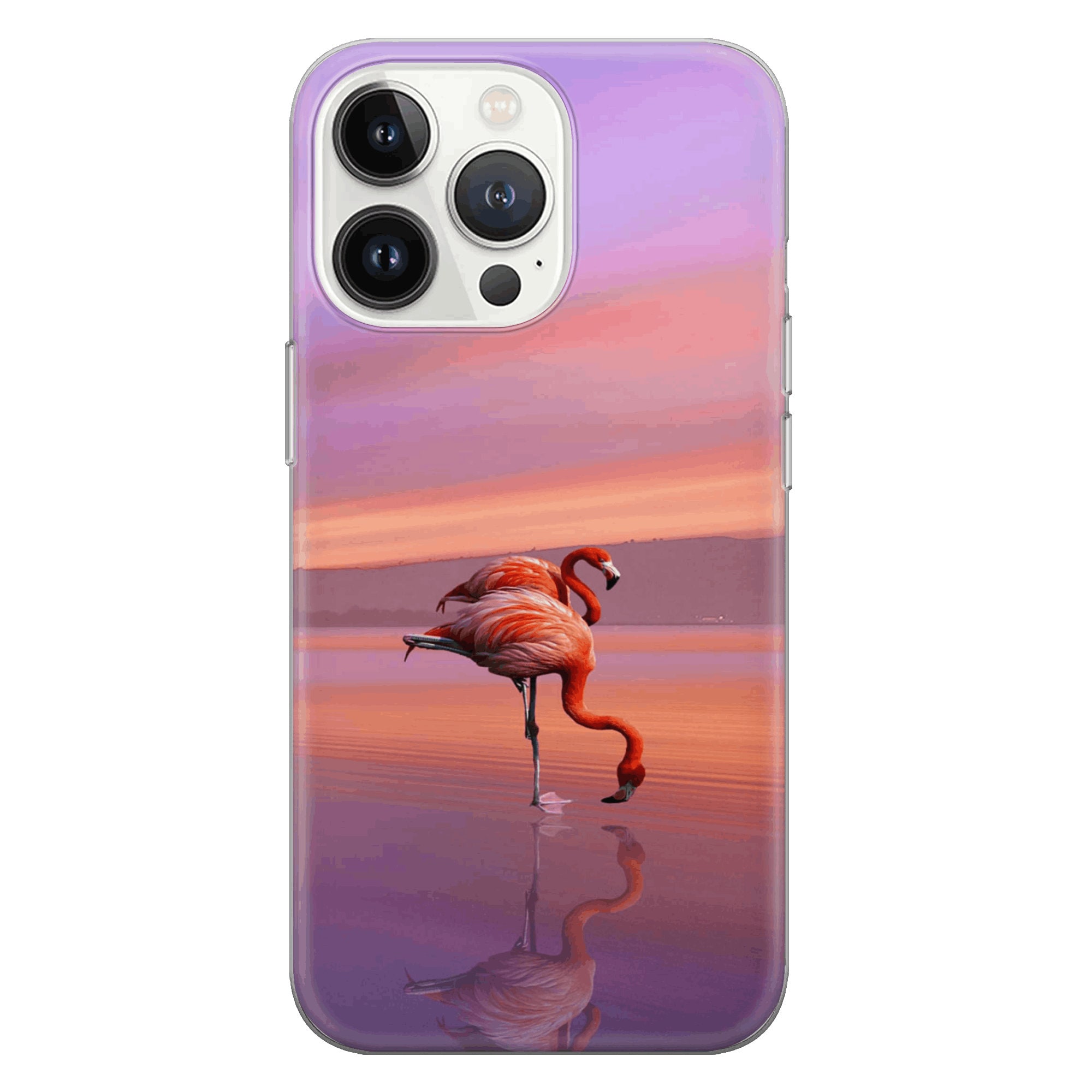 Flamingo Phone Case Flamingo Art Cover for Pixel 7 Pro 6A, iPhone 14 13 ...
