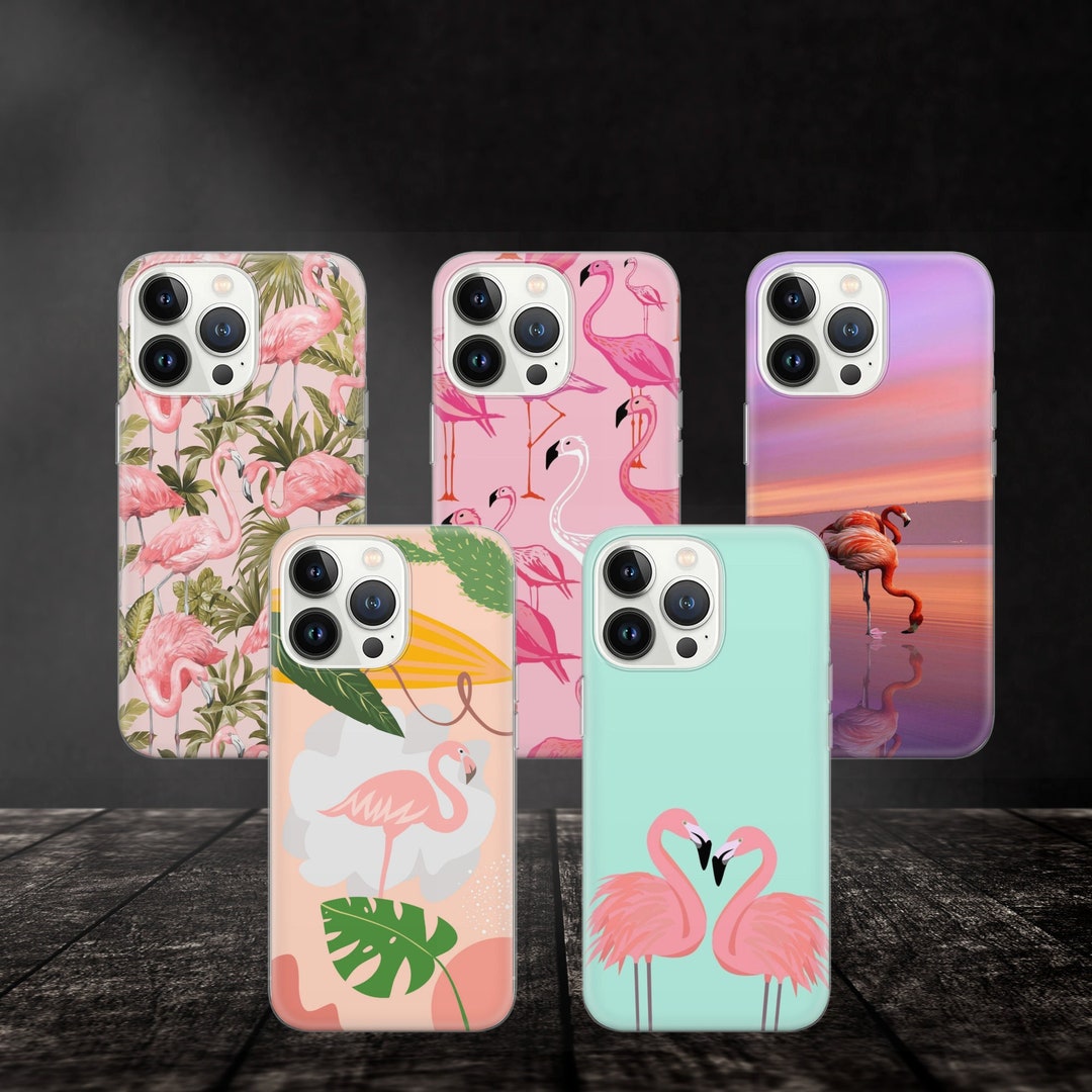 Flamingo Phone Case Flamingo Art Cover for Pixel 7 Pro 6A, iPhone 14 13 ...