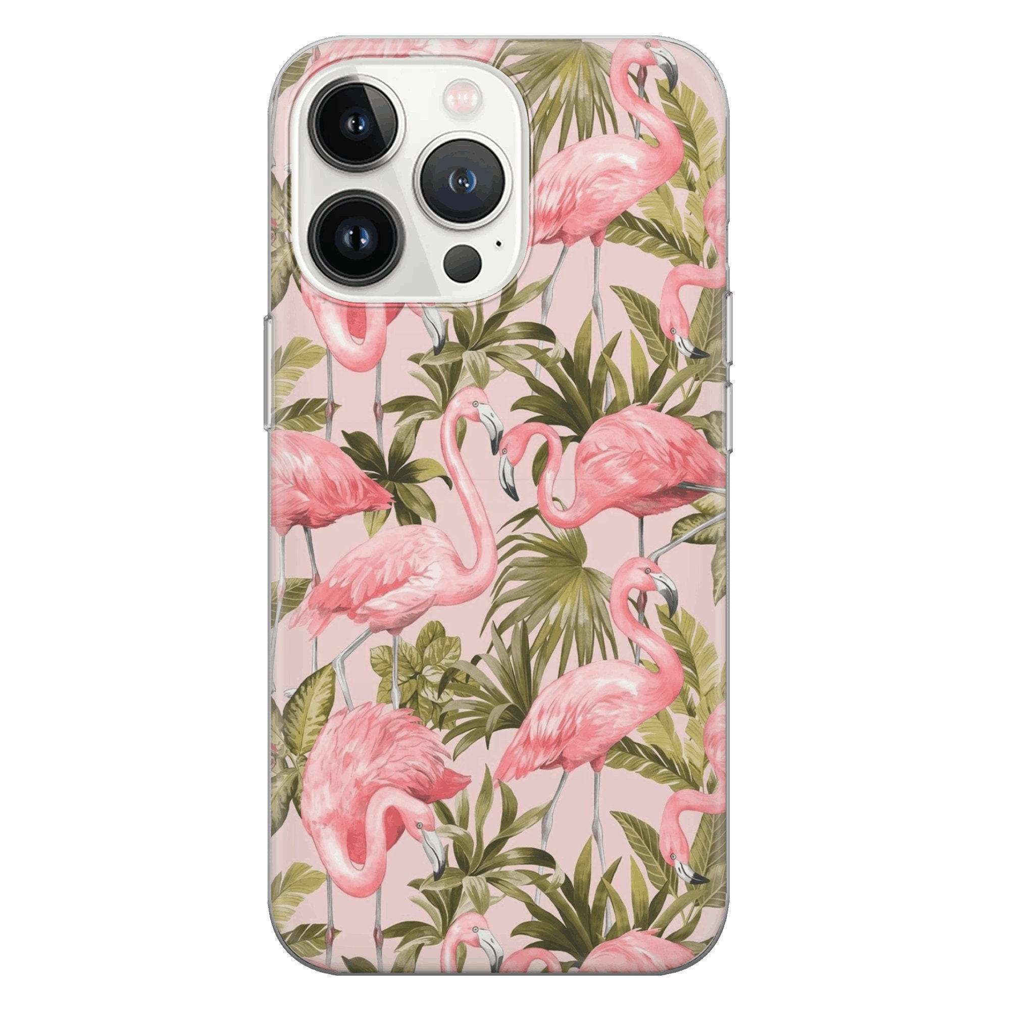 Flamingo Phone Case Flamingo Art Cover for Pixel 7 Pro 6A, iPhone 14 13 ...