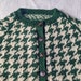 Knitting Pattern: Hennessey Houndstooth Cardigan - Etsy