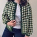 Knitting Pattern: Hennessey Houndstooth Cardigan - Etsy