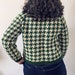 Knitting Pattern: Hennessey Houndstooth Cardigan - Etsy
