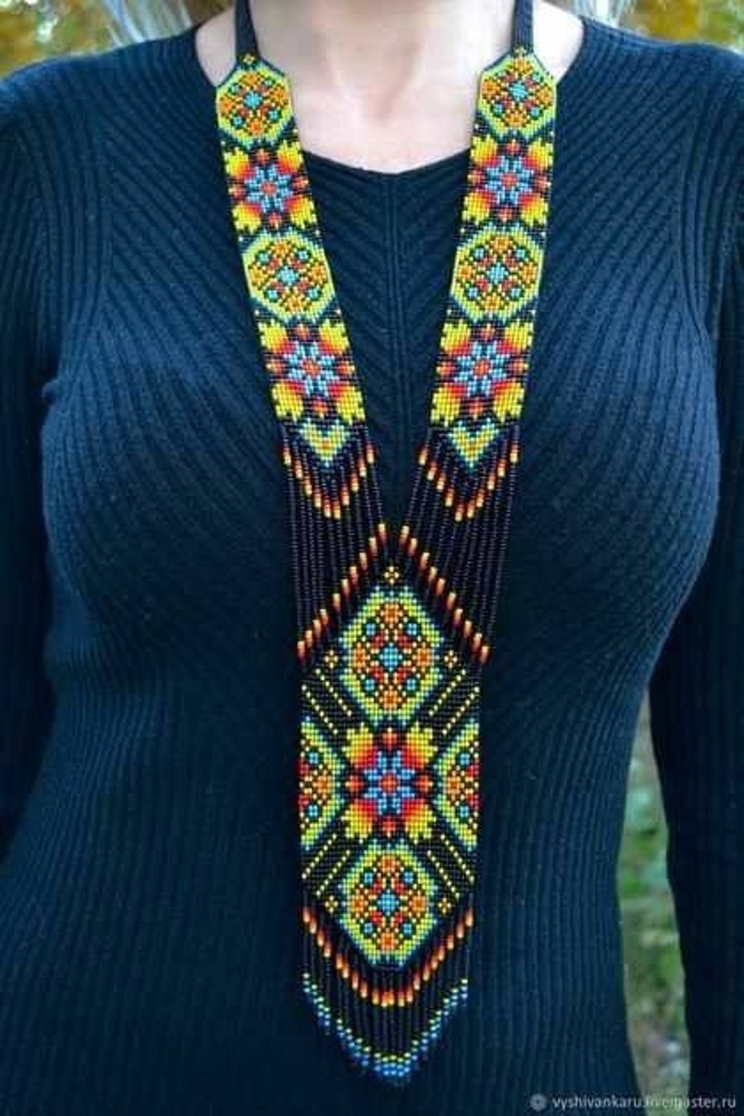 Ukrainian Gerdan Traditional Ukraine Necklace Handmade - Etsy
