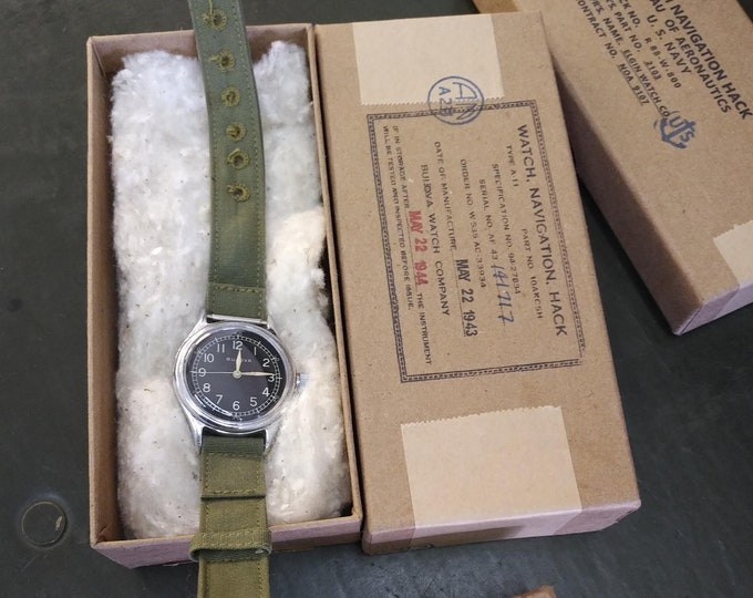 WWII Pilot's A-11 Hack Watch Box - Etsy