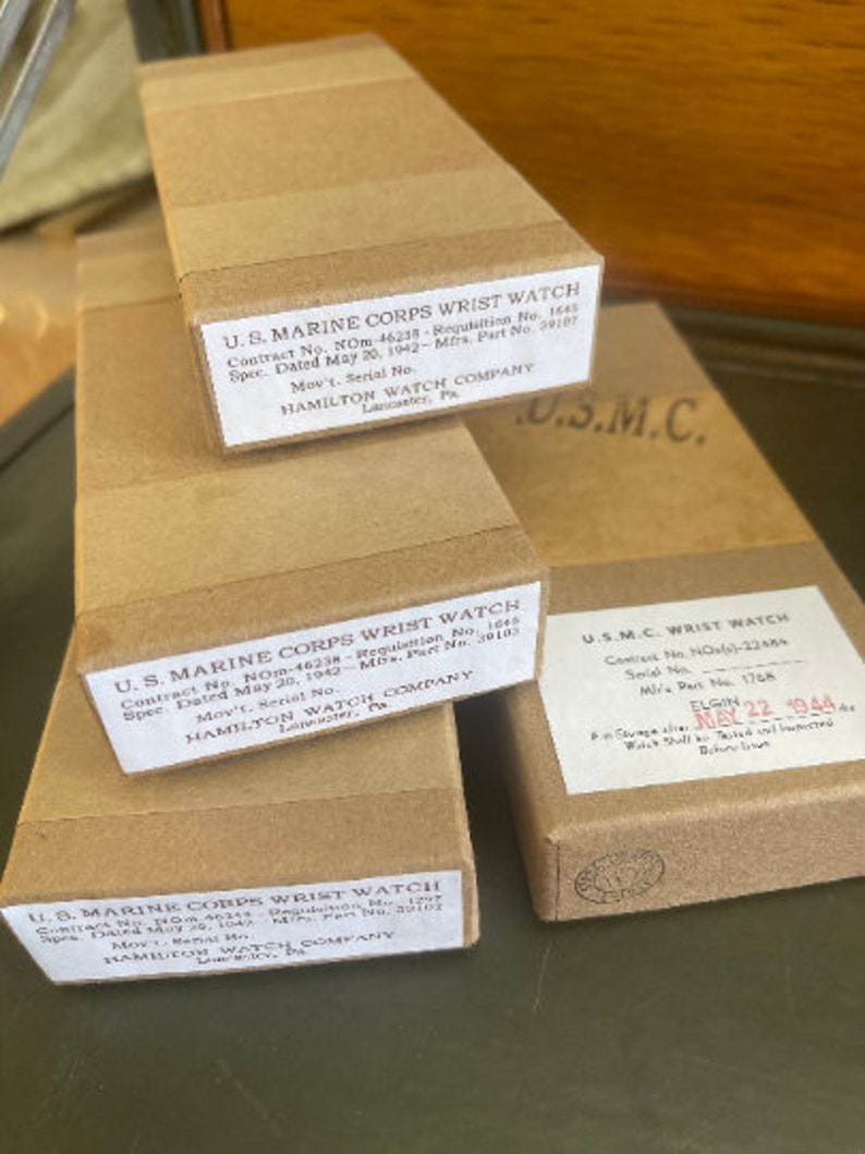 WWII Navy / USMC Pilot's Hack Watch Box - Etsy