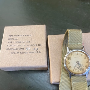 WWII Ordnance Watch Box - Etsy