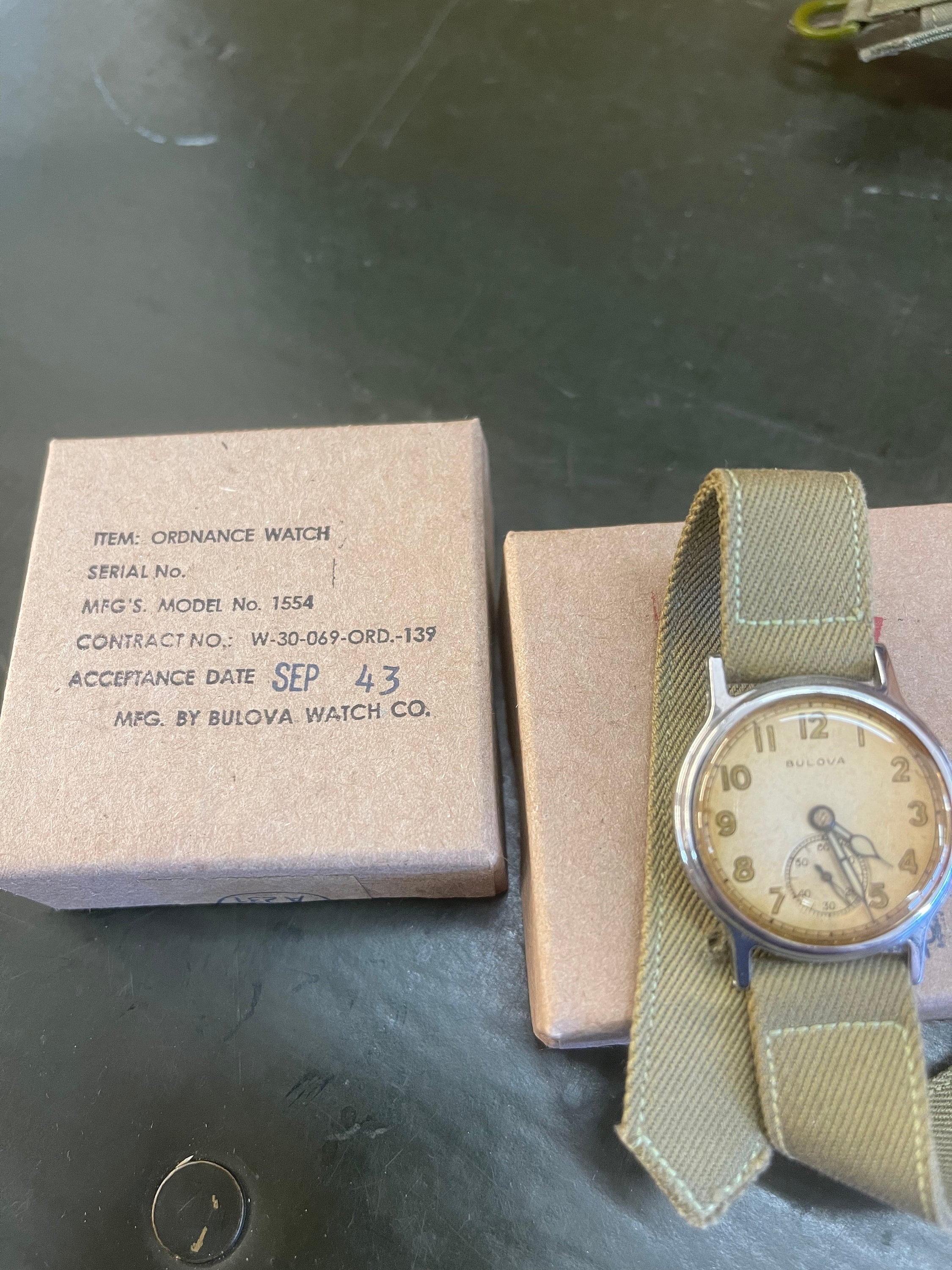 WWII Ordnance Watch Box - Etsy