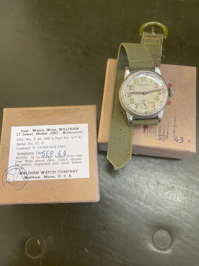 WWII Ordnance Watch Box - Etsy