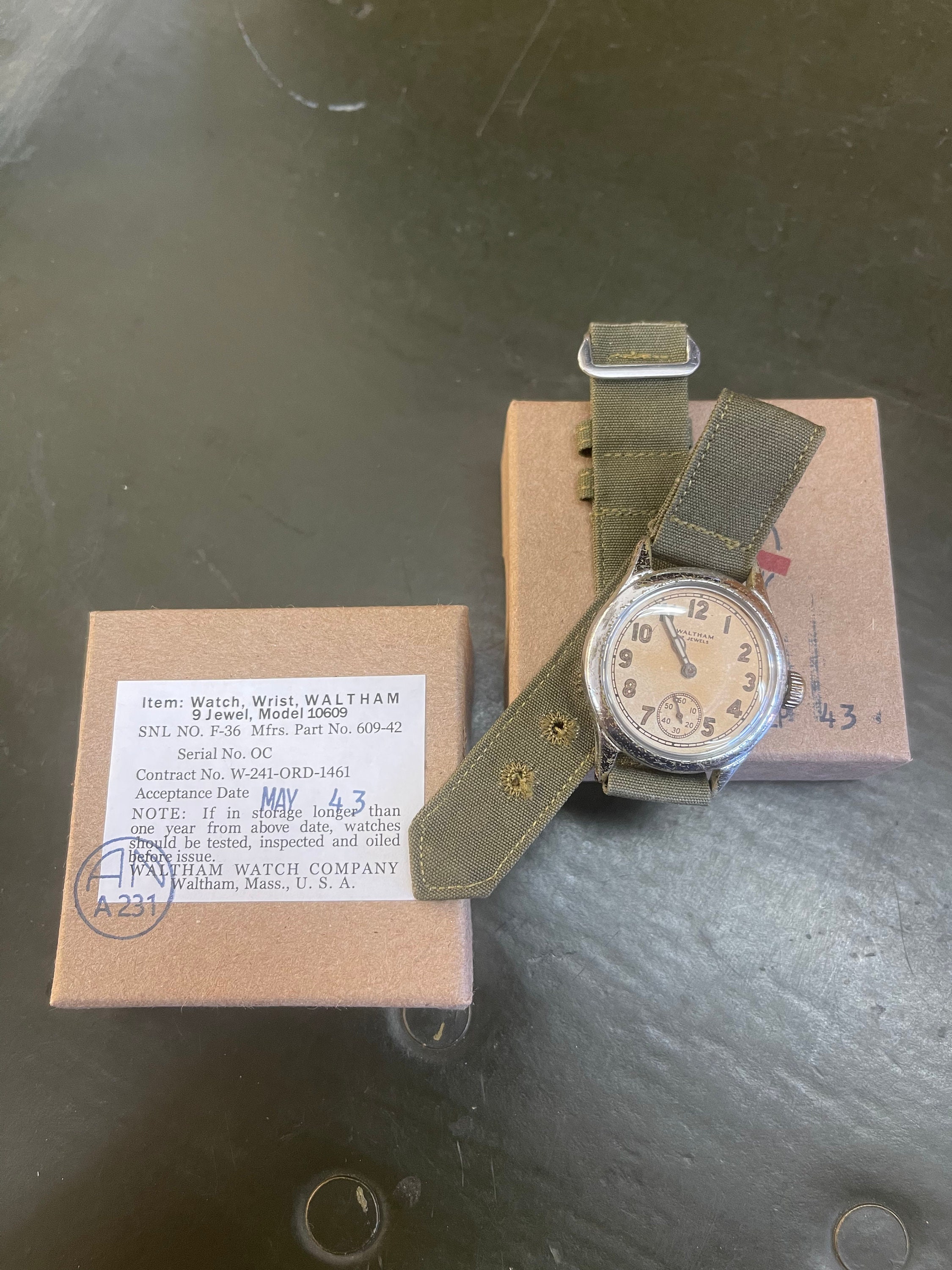 WWII Ordnance Watch Box - Etsy