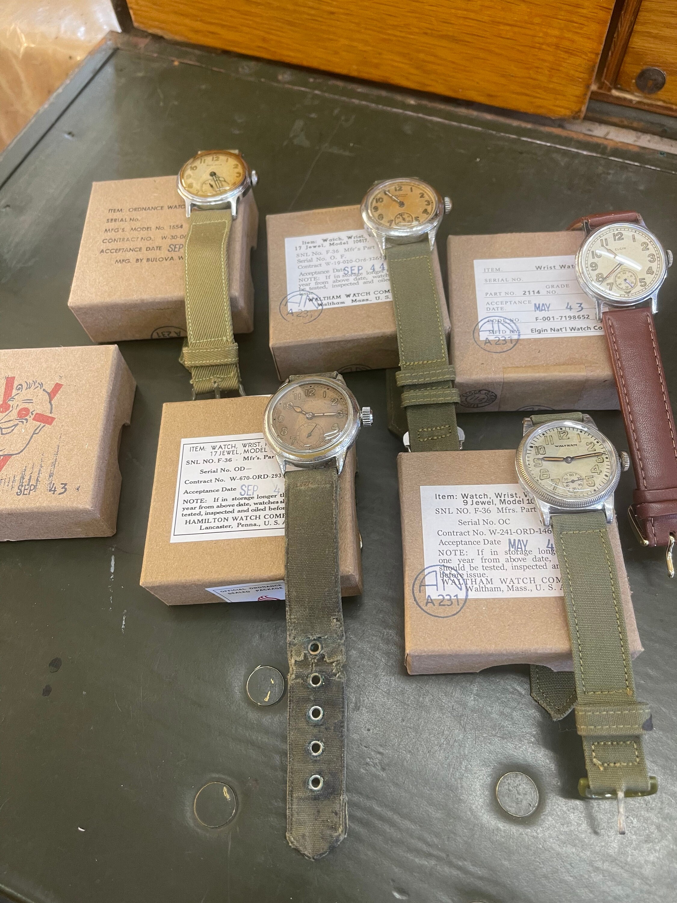 WWII Ordnance Watch Box - Etsy