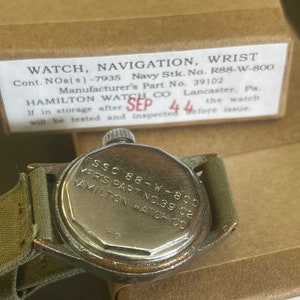 WWII Navy / USMC Pilot's Hack Watch Box - Etsy