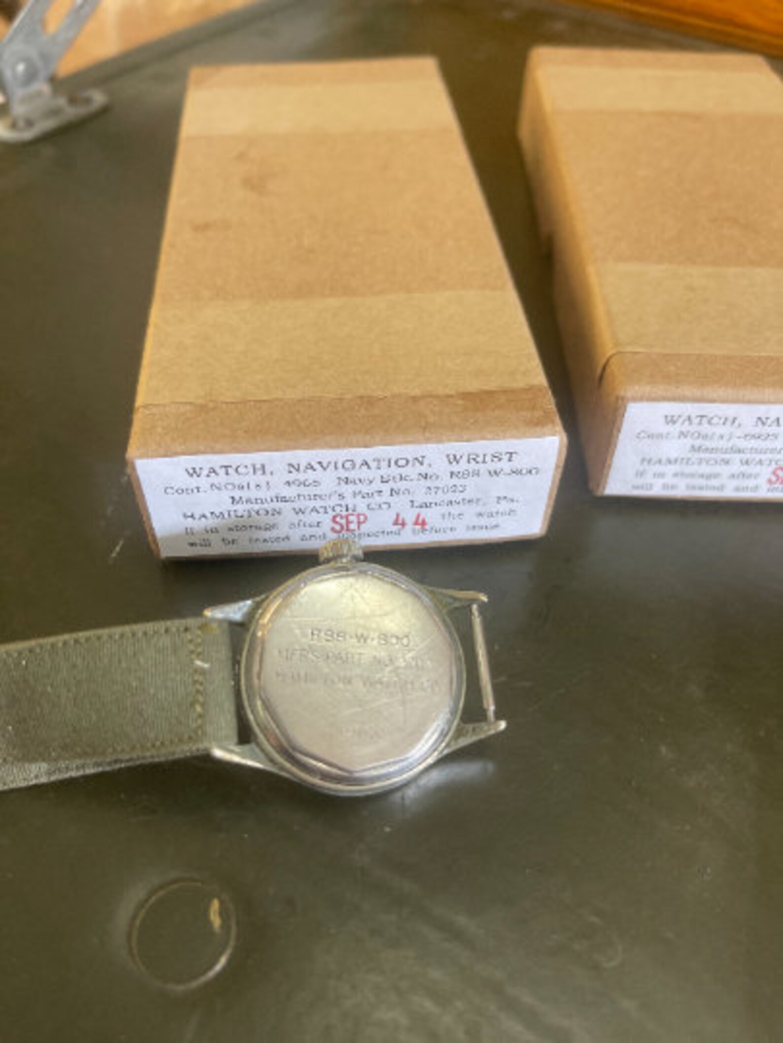 WWII Navy / USMC Pilot's Hack Watch Box - Etsy
