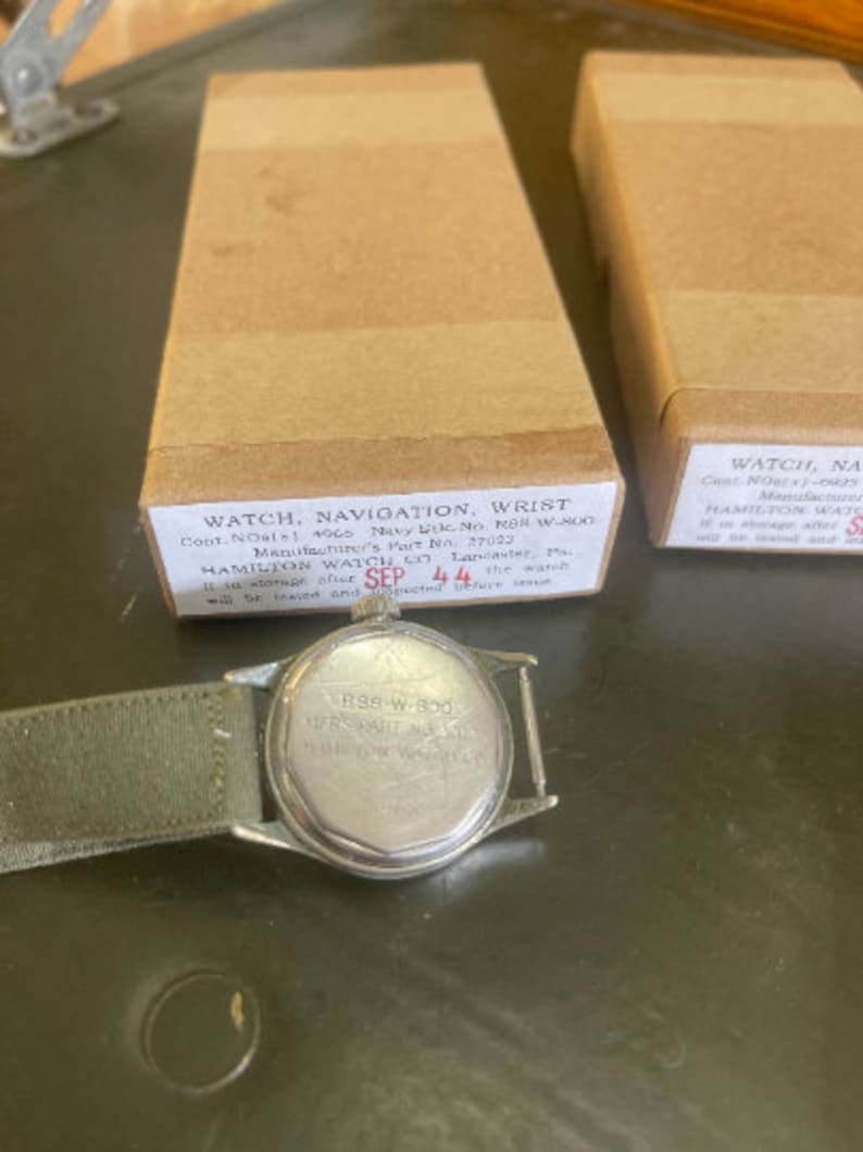 WWII Navy / USMC Pilot's Hack Watch Box - Etsy