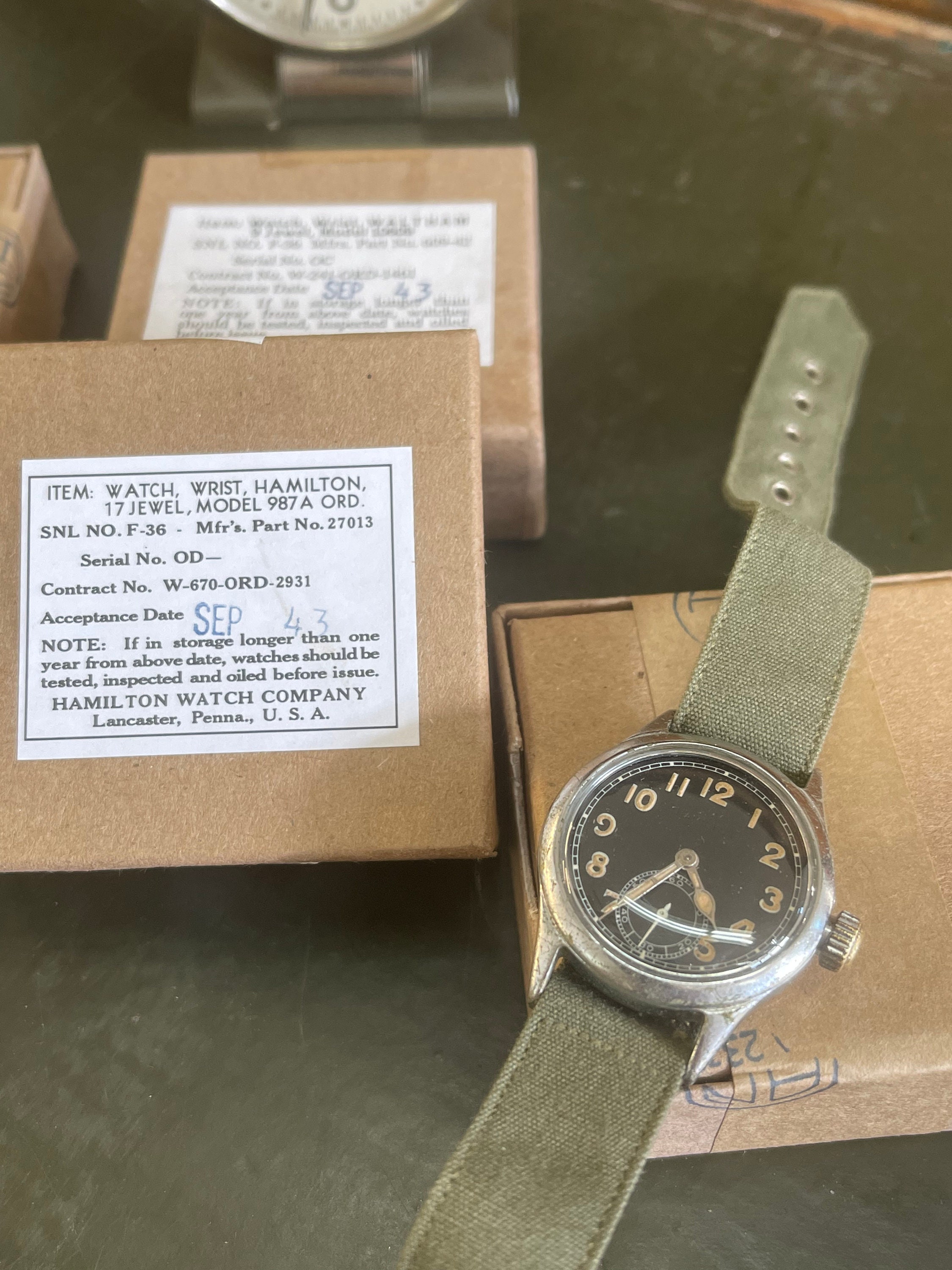 WWII Ordnance Watch Box - Etsy