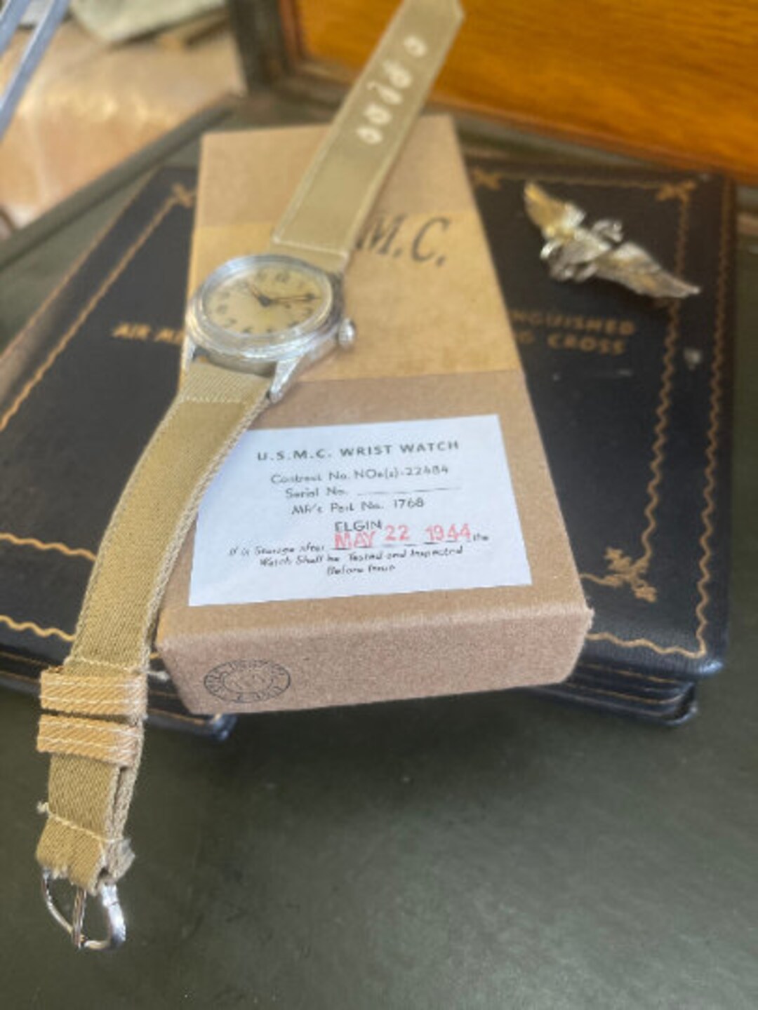 WWII Navy / USMC Pilot's Hack Watch Box - Etsy