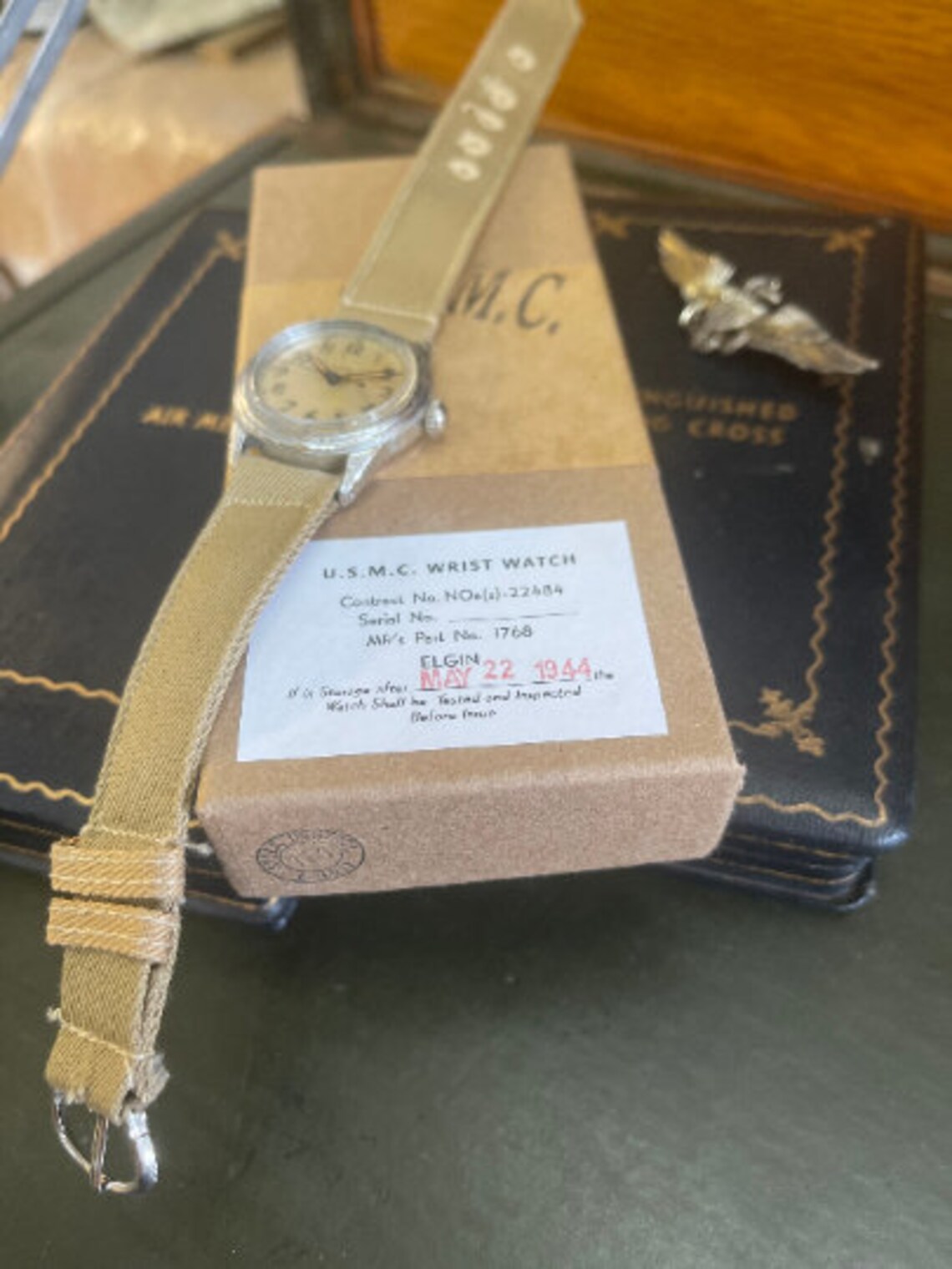 WWII Navy / USMC Pilot's Hack Watch Box - Etsy