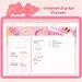 Cute Kirby's Dream Bffet Digital Planner | Goodnotes Templates ...