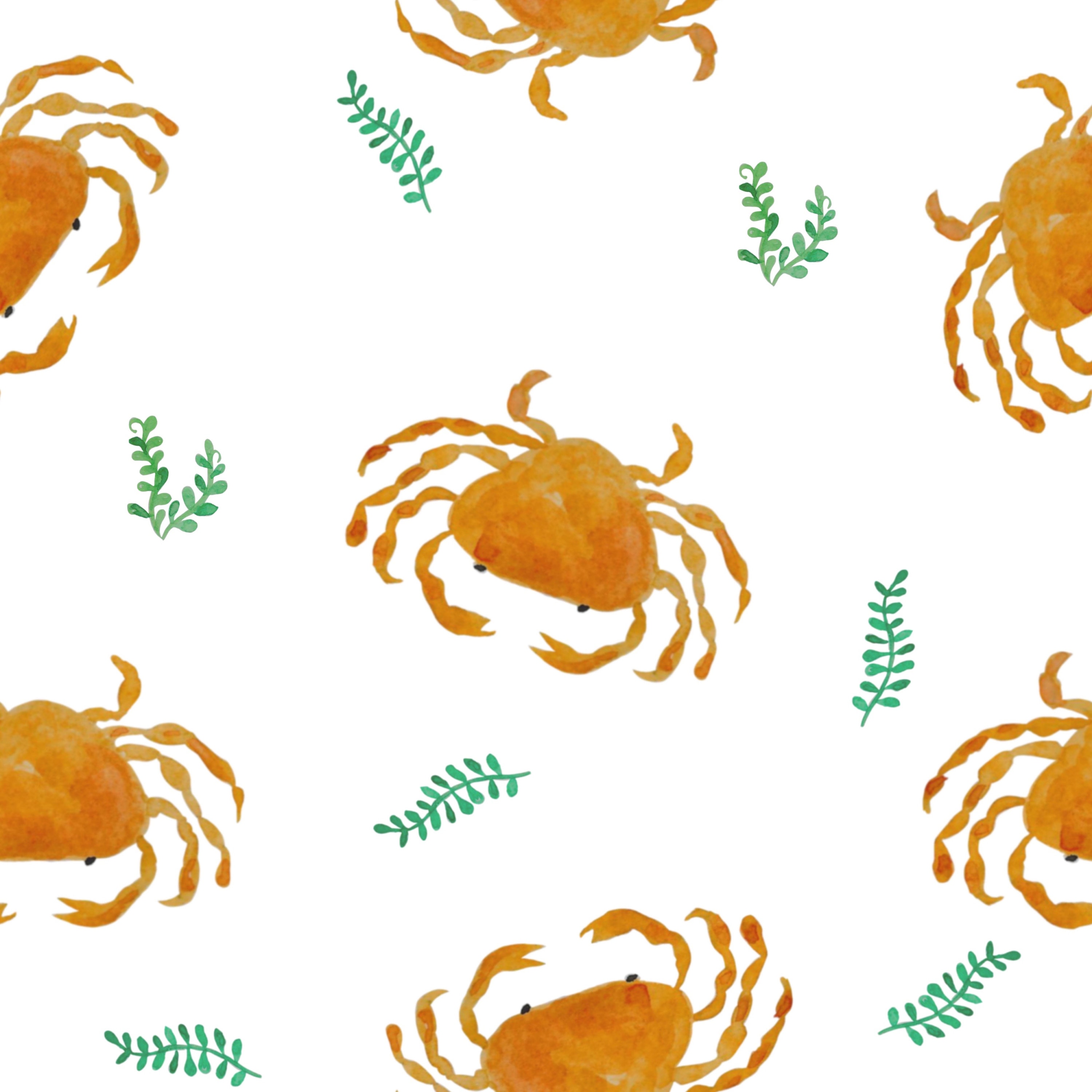 Crabs - Seamless Pattern Digital File - Etsy