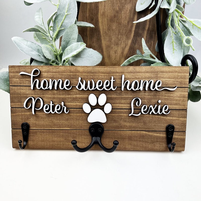 Home Sweet Home Key Holder - Etsy