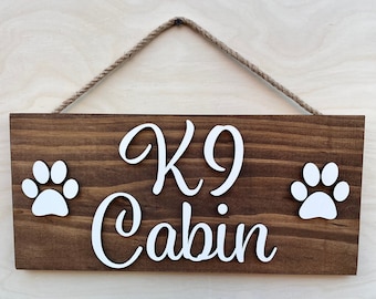 Dog Name Sign, 3D Dog Name Sign, Custom Dog Name Sign, Personalized Dog ...