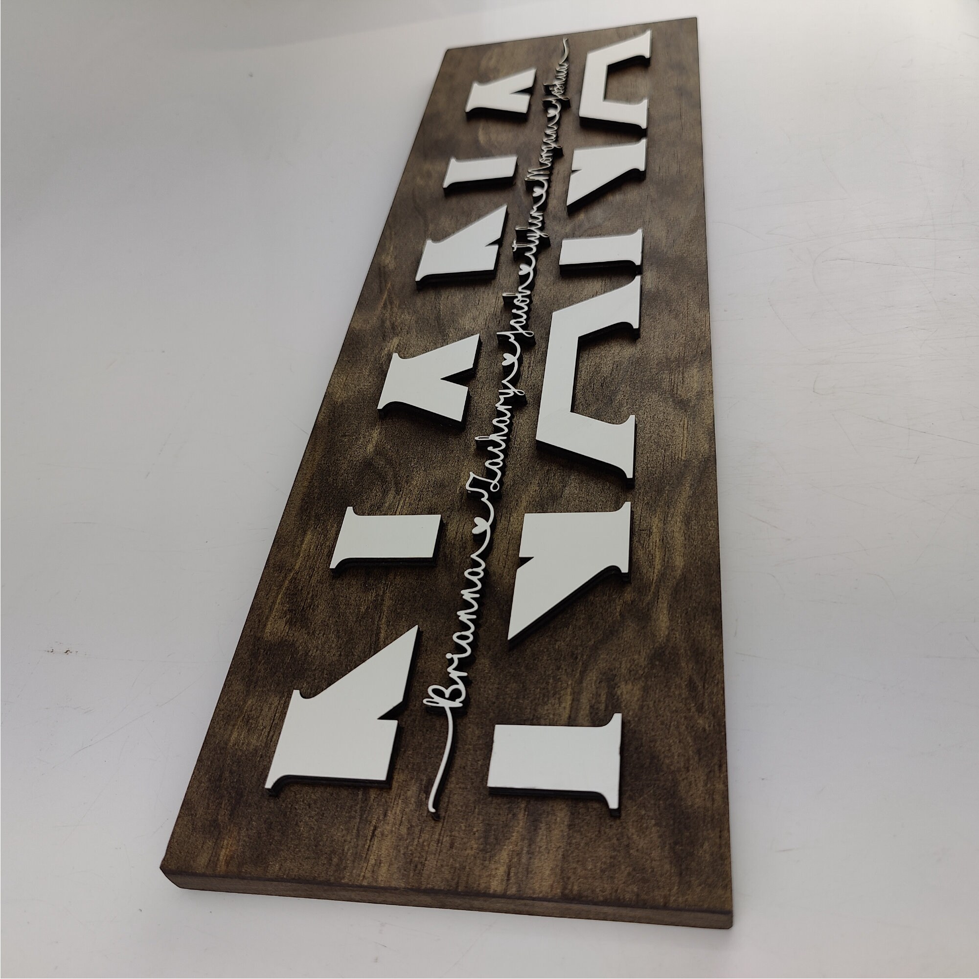 NANA Wood Sign With Kids Names Personalized NANA Sign - Etsy