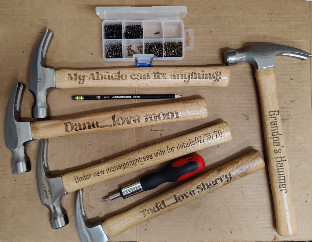 Personalized Hammer Custom Engraved Hammer Fathers Day, Grandpa ...