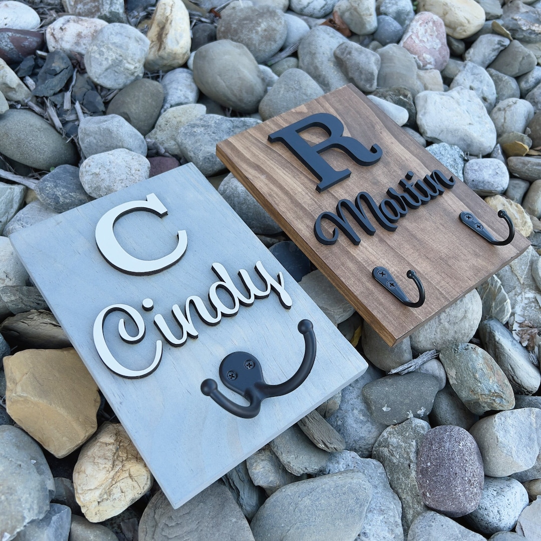 Personalized Towel Hook, Custom Towel Hook, Custom Key Holder, Key Hook ...