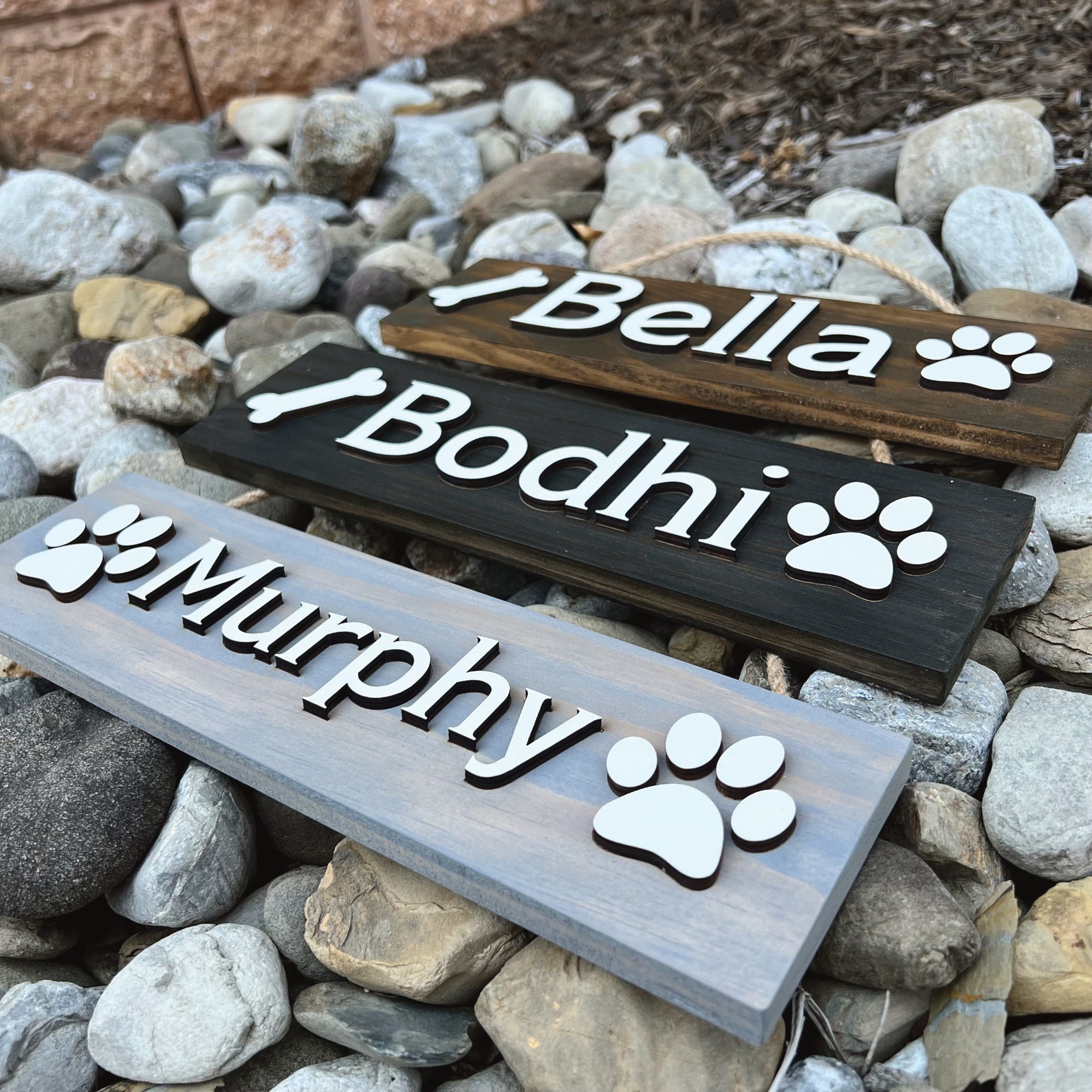 Pet Name Sign, 3D Pet Name Sign, Custom Dog Name Sign, Personalized Cat ...