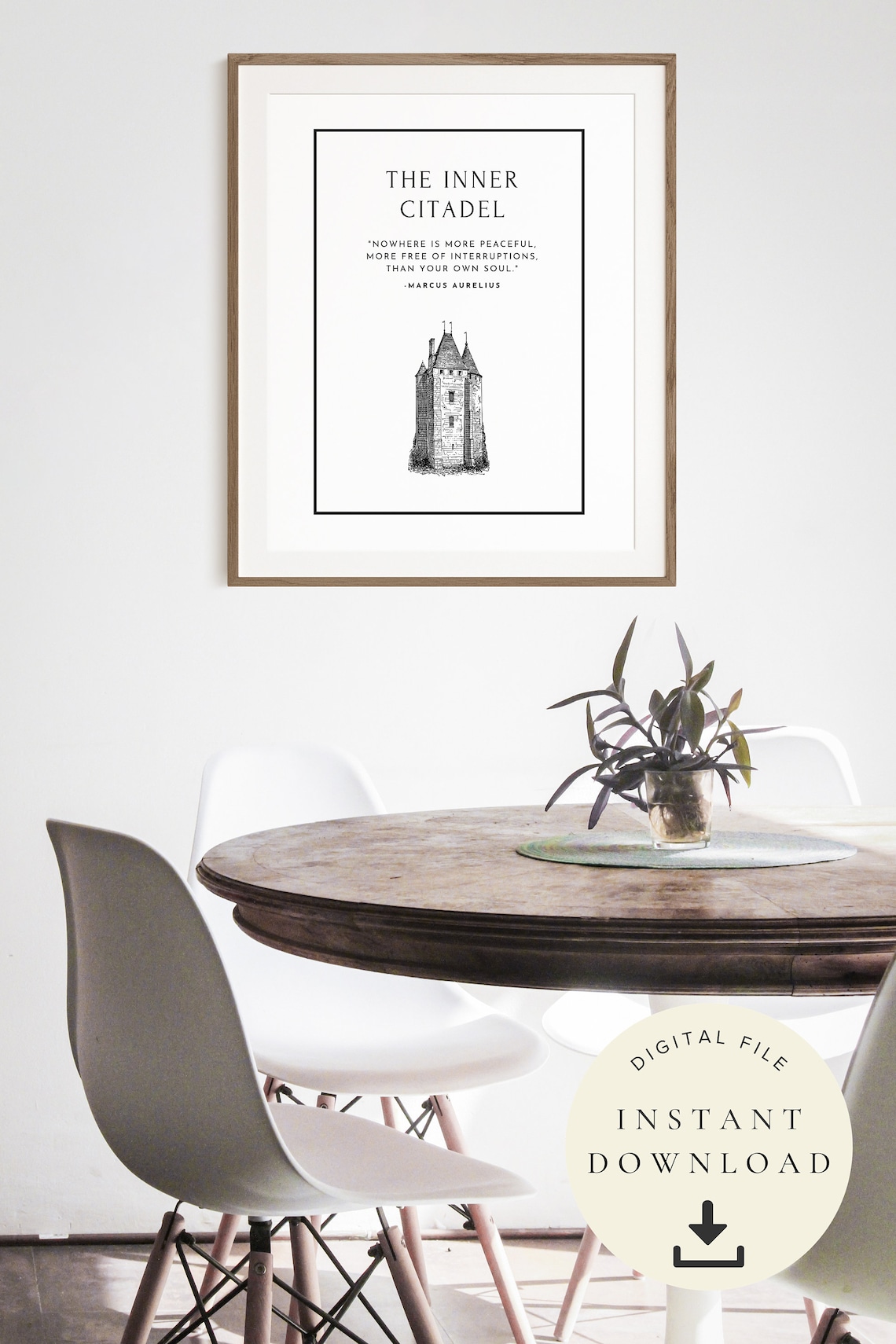 Marcus Aurelius Stoic Art Stoicism Poster Meditations | Etsy