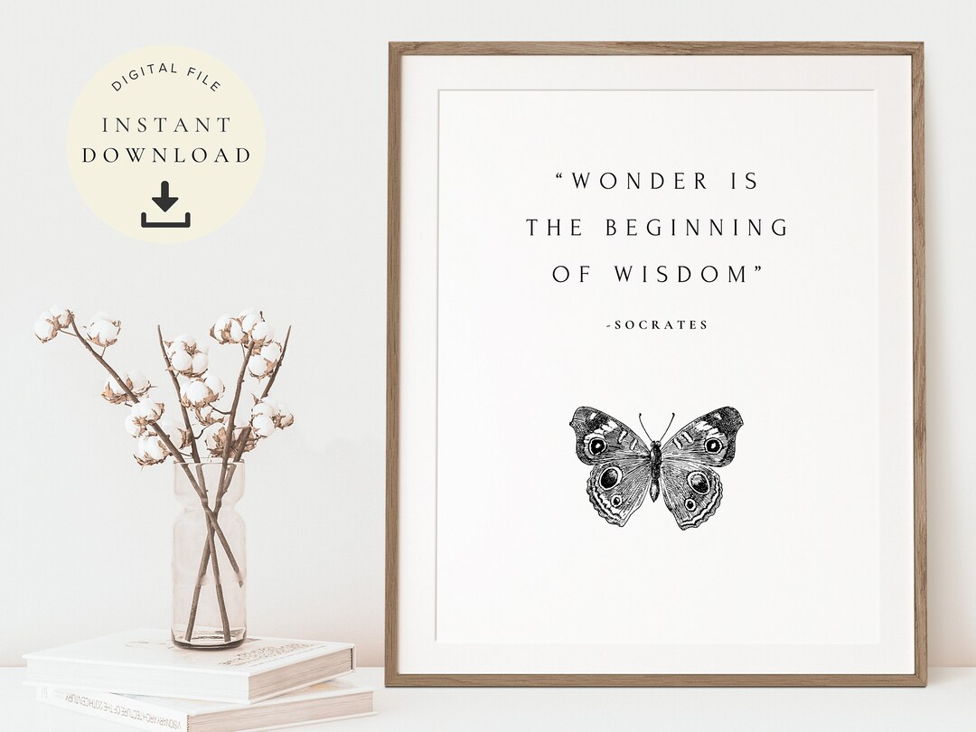 Socrates Gift, Stoic Art, Inspiring Poster, Stoicism Print, Philosophy ...