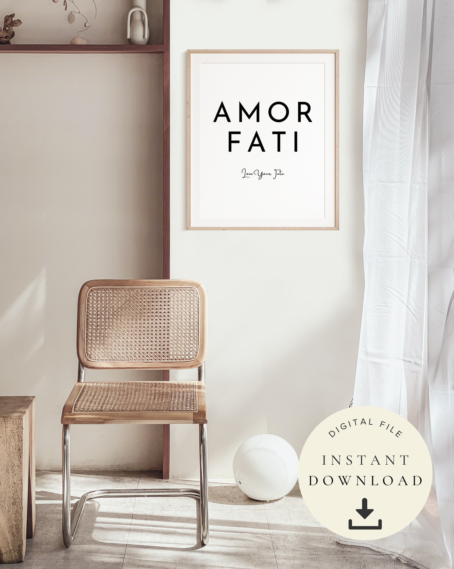 Amor Fati Poster Stoic Print Stoicism Art Marcus Aurelius - Etsy