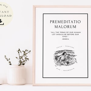 Premeditatio Malorum, Stoicism Art, Stoic Quote, Meditations ...