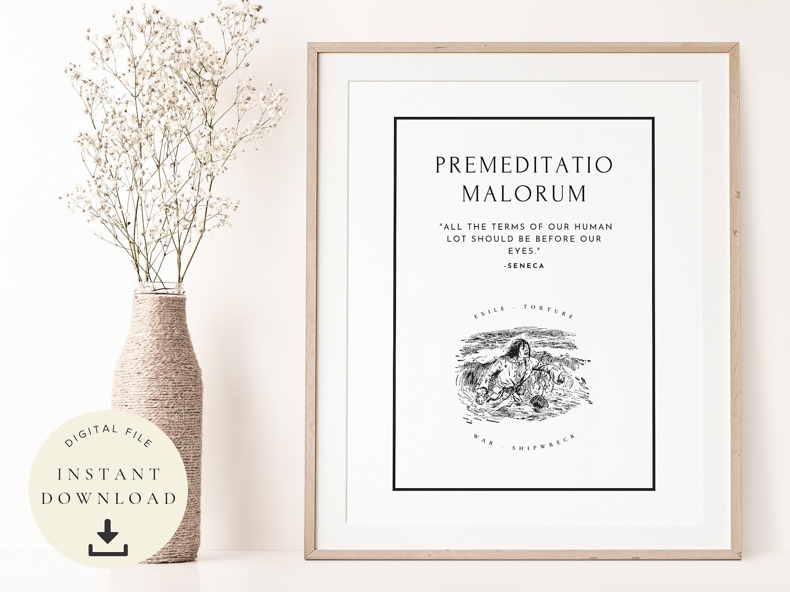 Premeditatio Malorum, Stoicism Art, Stoic Quote, Meditations ...