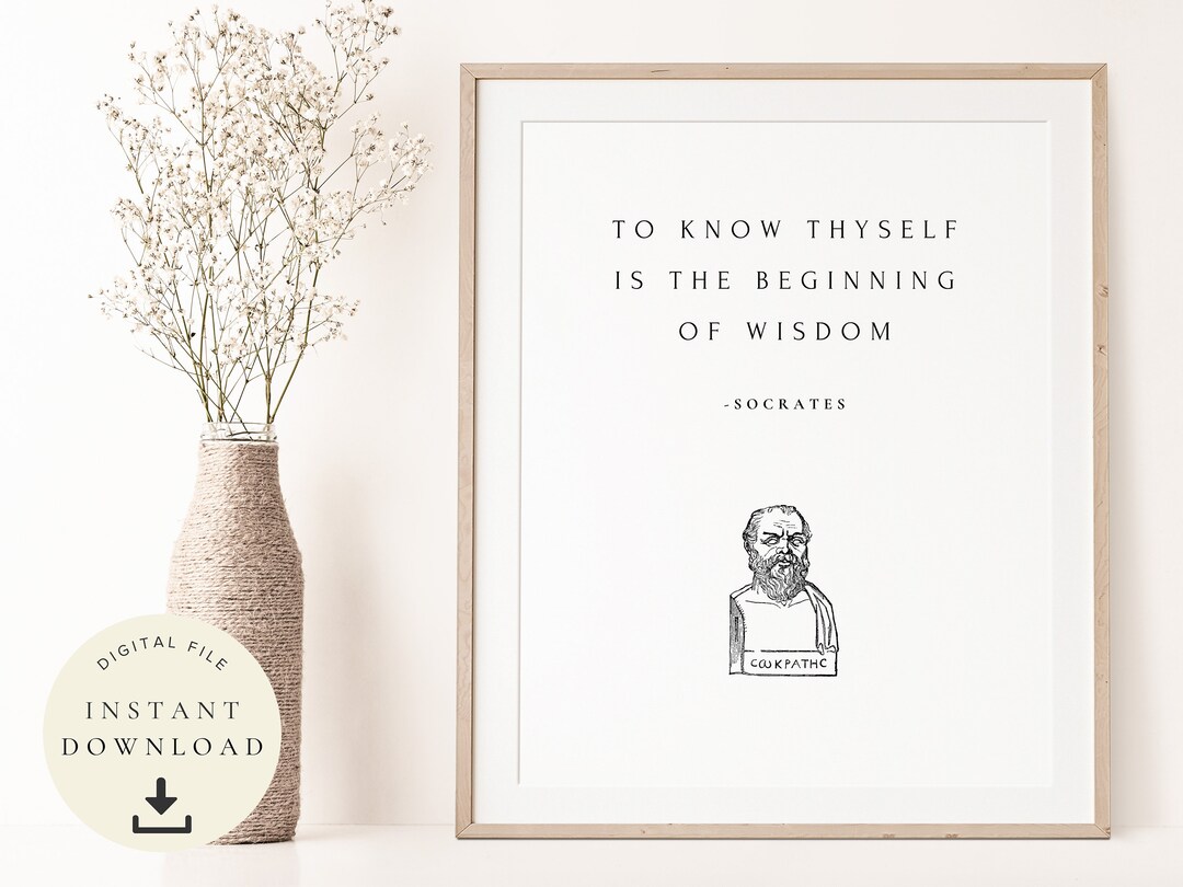 Socrates Sculpture, Ancient Greek Print, Philosophy Poster, Ancient ...