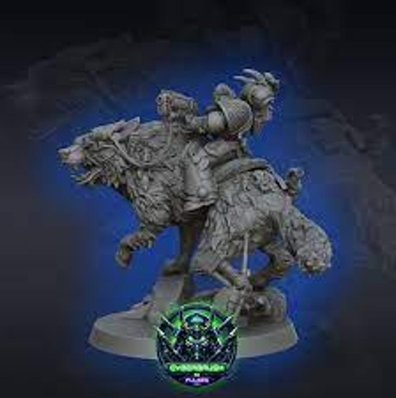 3 Space Viking Stormwolf Riders - Etsy