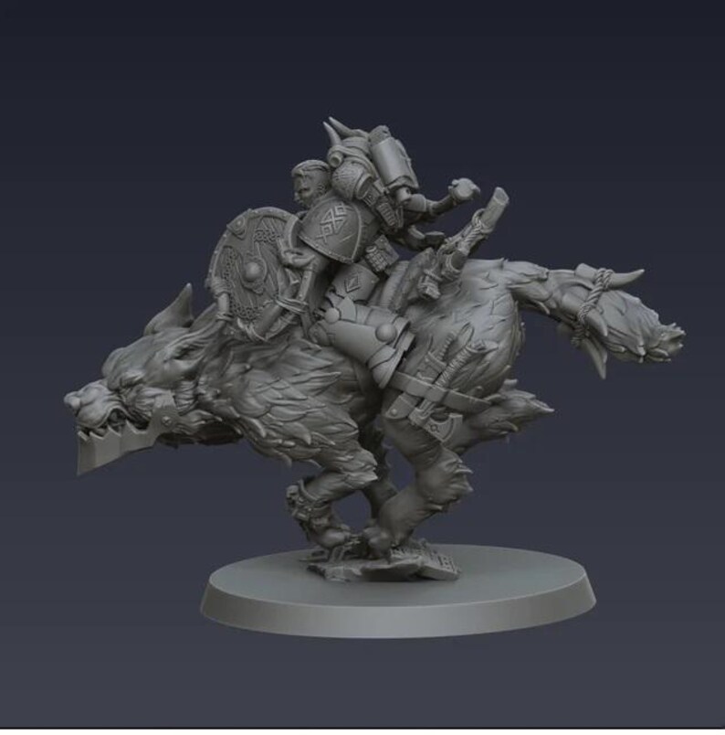 3 Space Viking Stormwolf Riders - Etsy