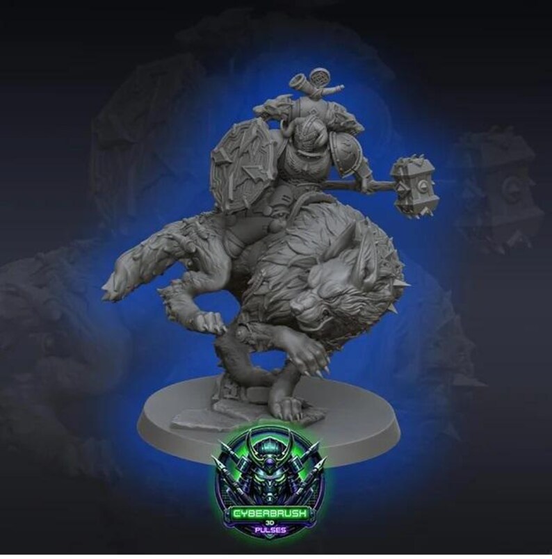 3 Space Viking Stormwolf Riders - Etsy