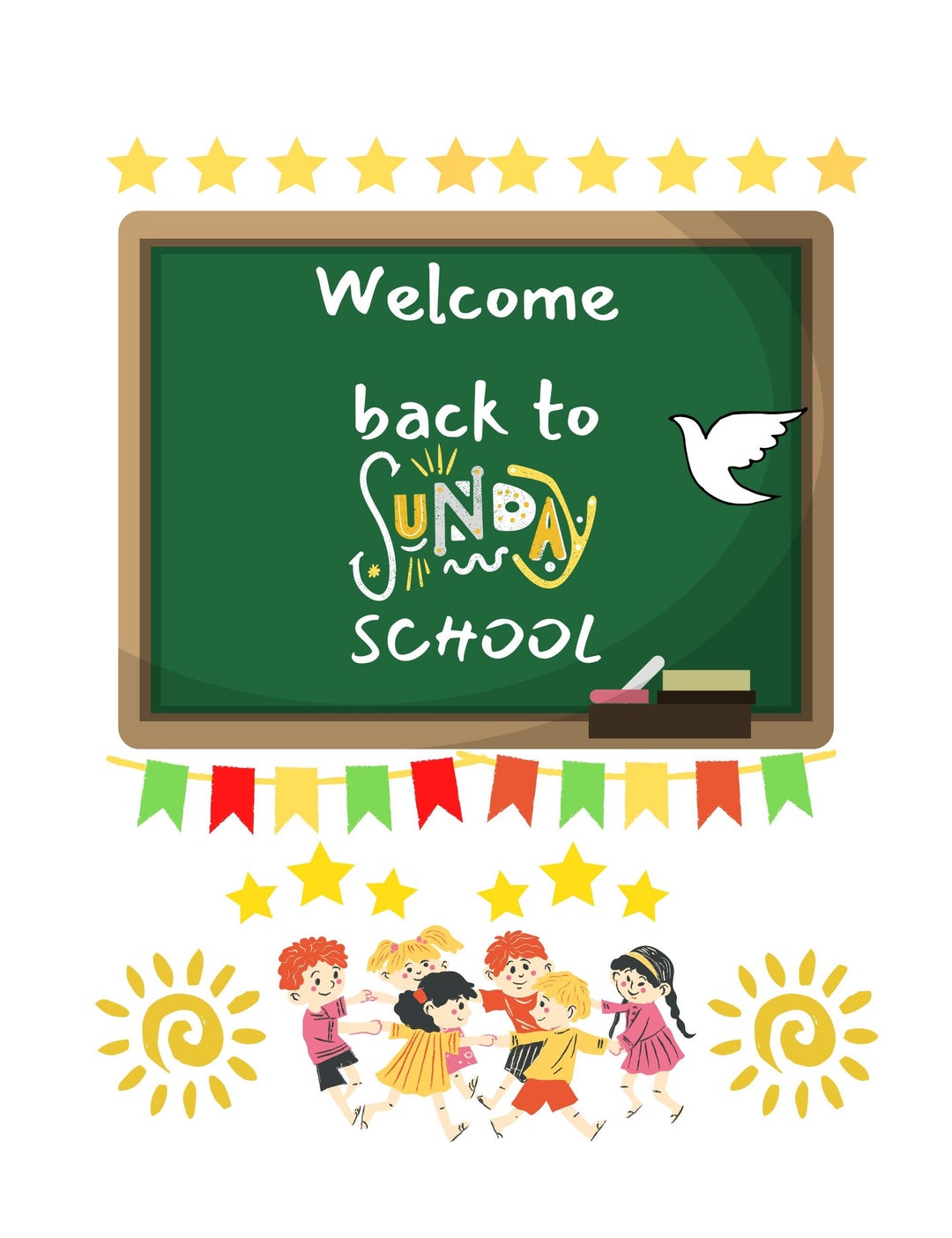 Welcome Back to Sunday School Sign Printable - Etsy Welcome Back to Sunday School Sign Printable - Etsy
