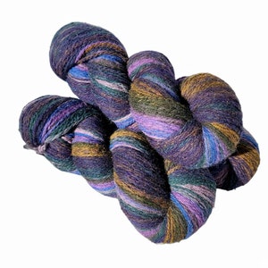 100% Natural Wool Yarn DK, Worsted Wool Yarn Hand Dyed - Etsy