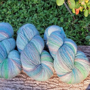 100% Natural Wool Yarn Hand Dyed Lace Weight - Etsy