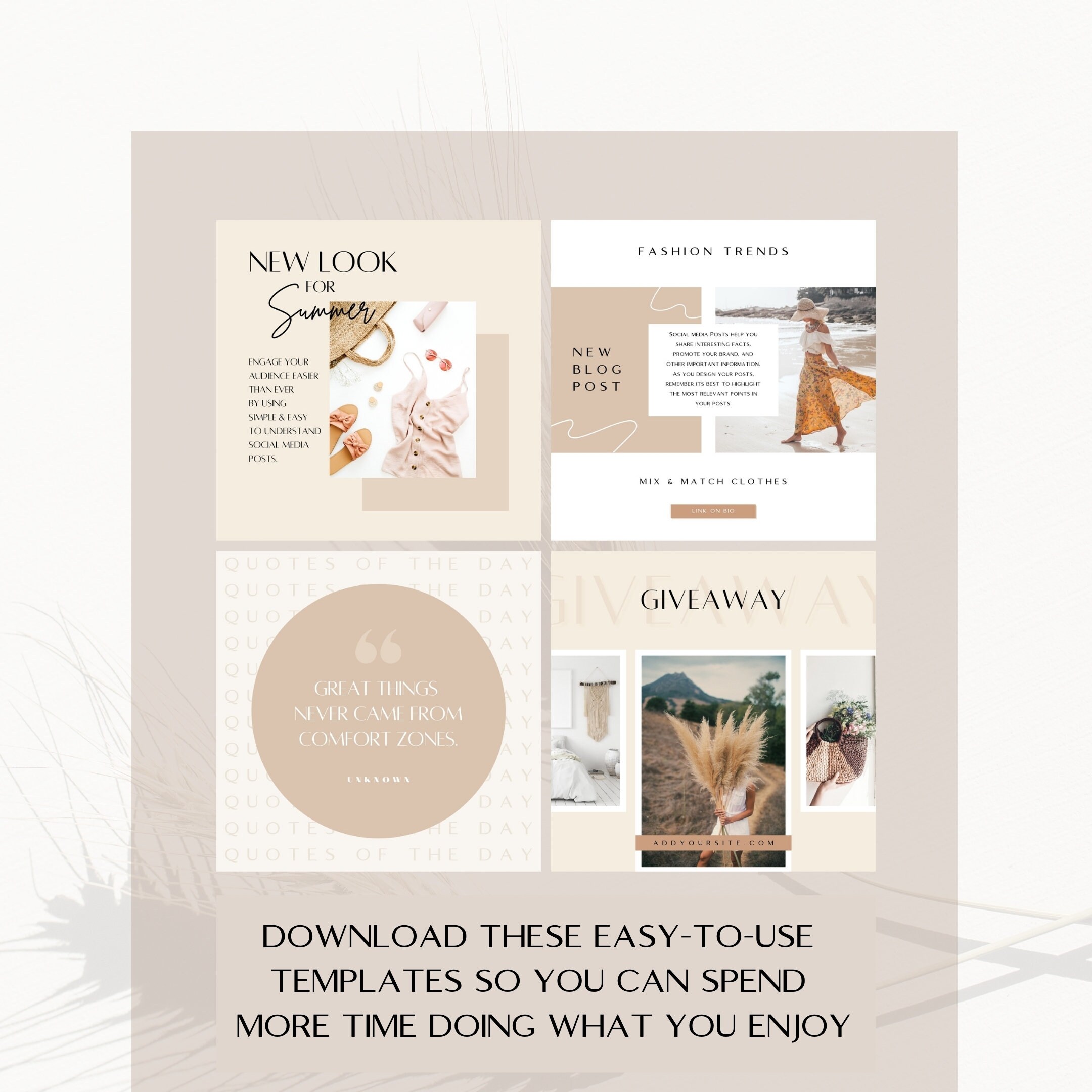 30 Instagram Templates Social Media Marketing Templates - Etsy