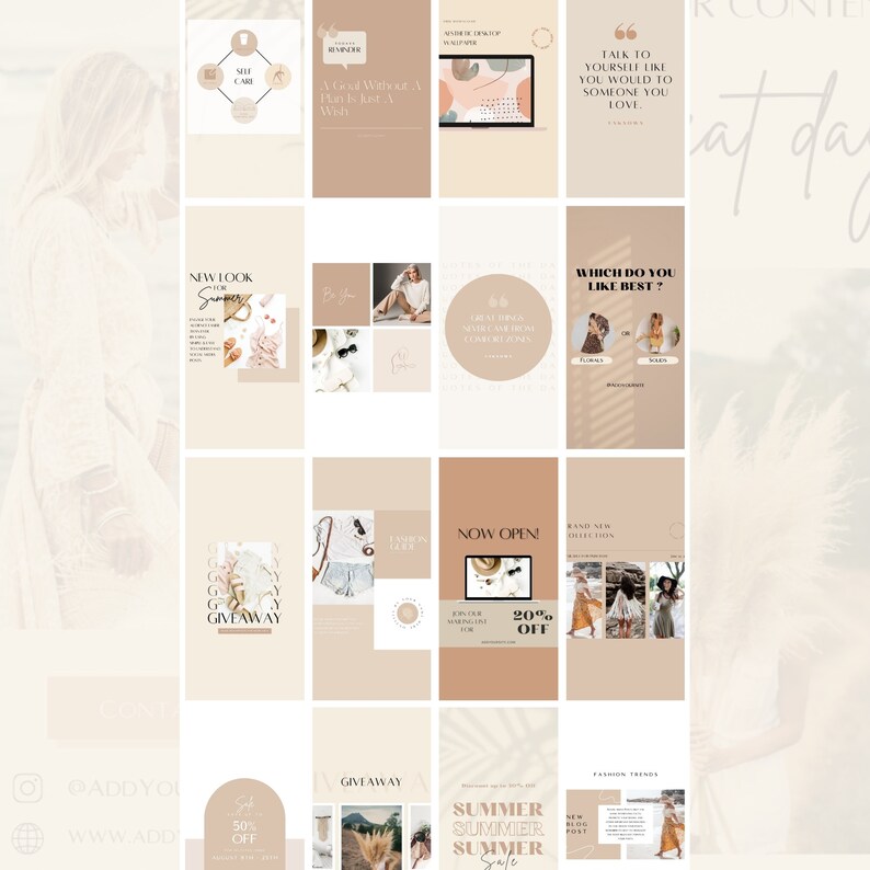 30 Instagram Templates Social Media Marketing Templates - Etsy