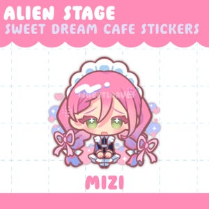 Alien Stage Maid Mizi Sua Luka Ivan Till | 2.5 Inch Clear Matte ...