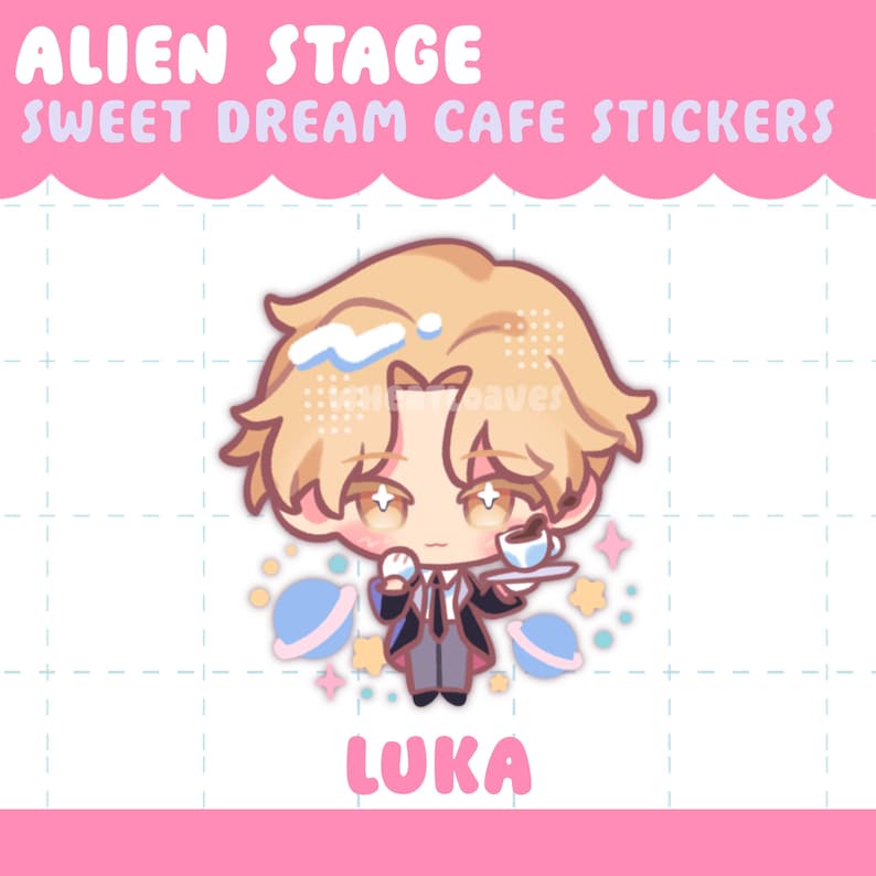 Alien Stage Maid Mizi Sua Luka Ivan Till | 2.5 Inch Clear Matte ...