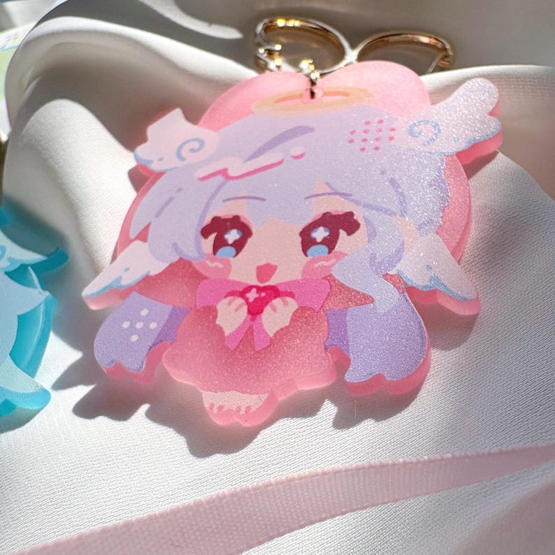 Honkai Star Rail Sunday Robin Angels | 2.5 Inch Frosted Acrylic ...
